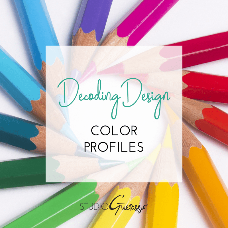 Decoding Design: Color Profiles — Studio Guerassio — Branding Consultant