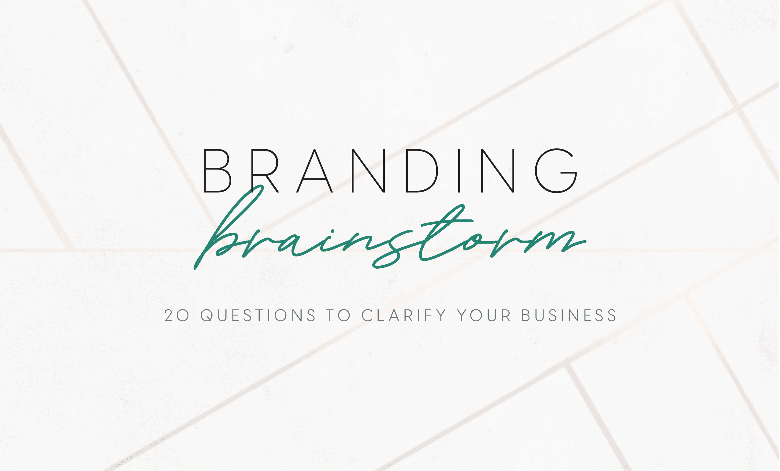 Branding Brainstorm
